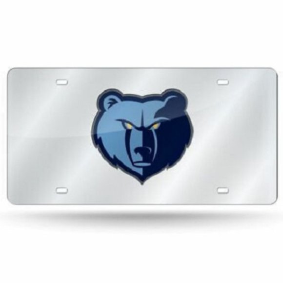 RICO | Other | Memphis Grizzlies Mirrored Lasercut License Plate Laser ...
